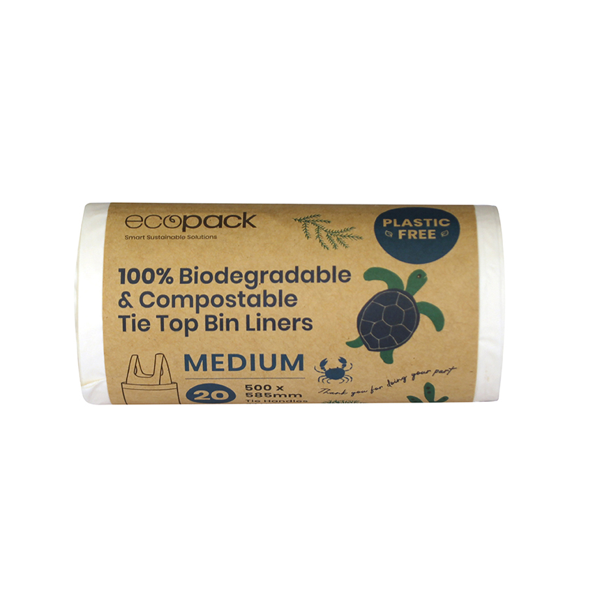 27L Kitchen Tidy Liner Compostable, Carton- Ecopack - Rubbish Bags ...